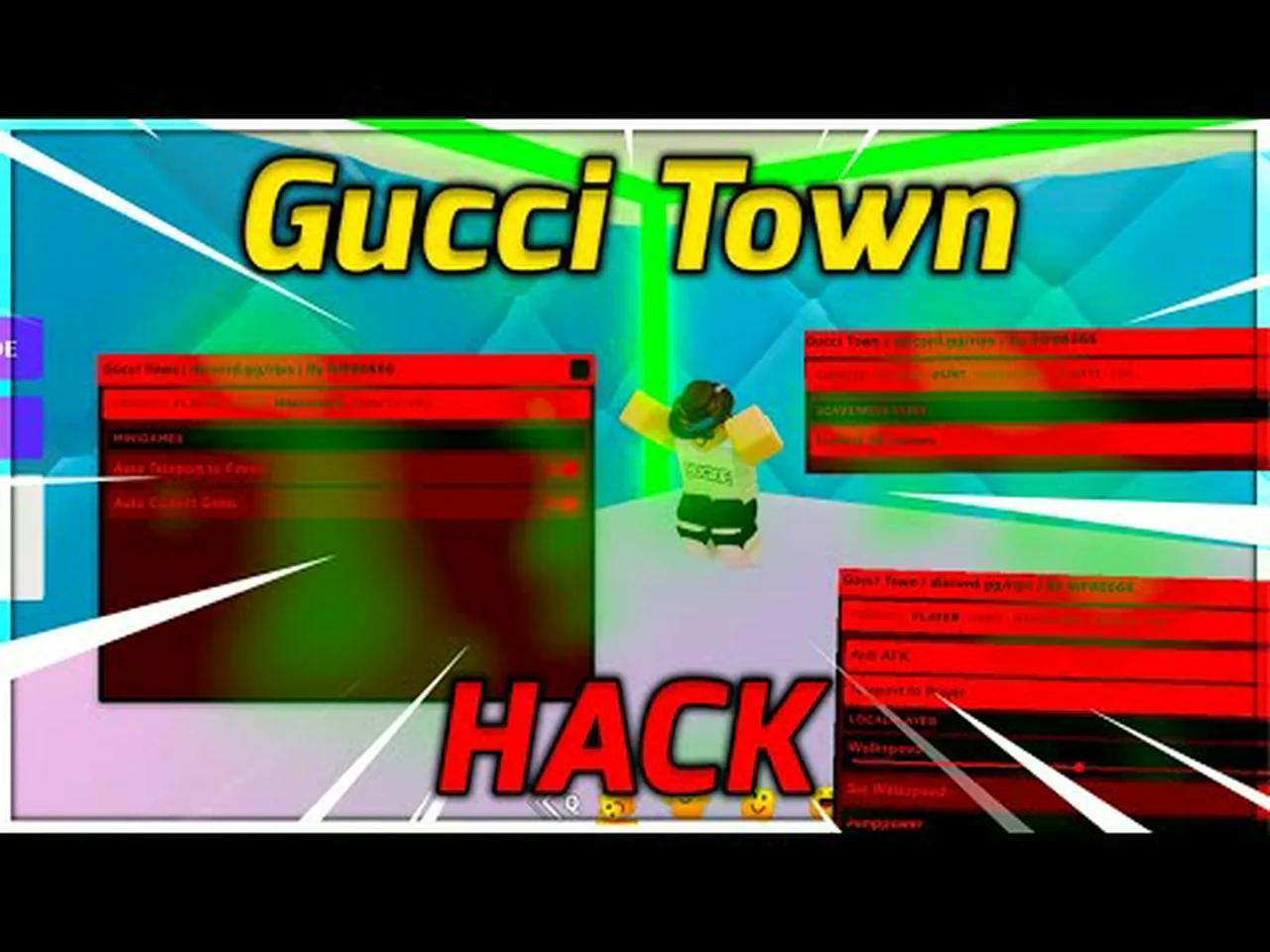 ROBLOX Gucci Town (EVENT) Script Hack GUI | COMPLETE EVERYTHING ...