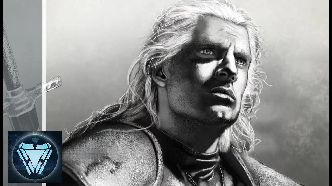 DRAWING THE WITCHER - Geralt of Rivia | Digital Time Lapse Drawing ...