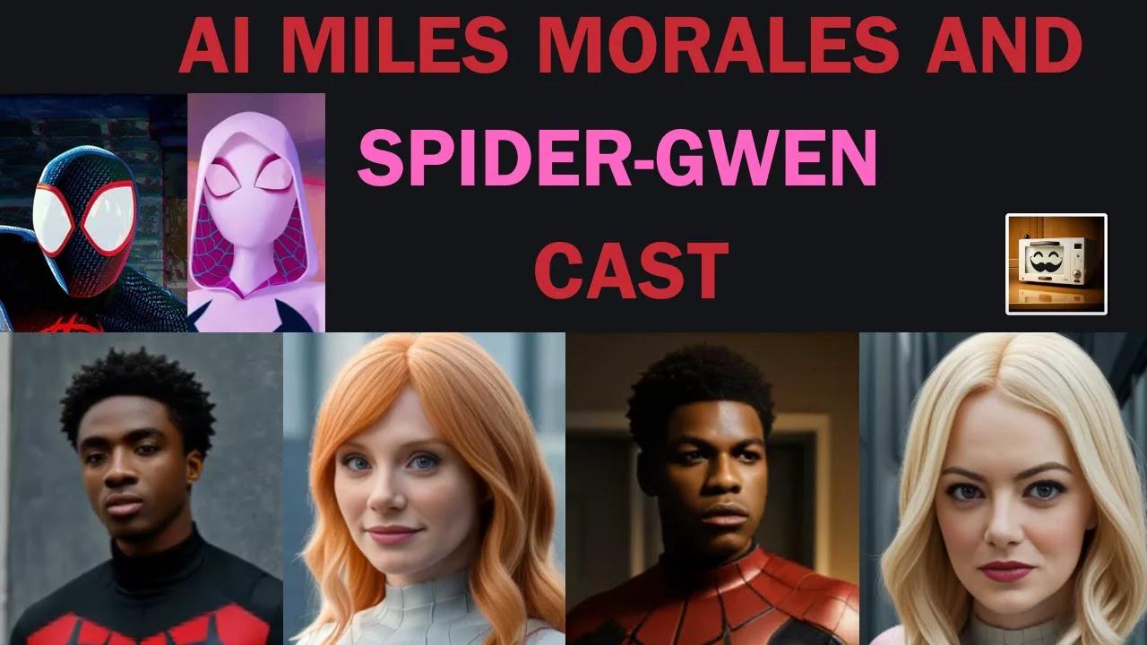 Spider Man Miles Morales Cast & Spider-Gwen John Boyega, Caleb ...