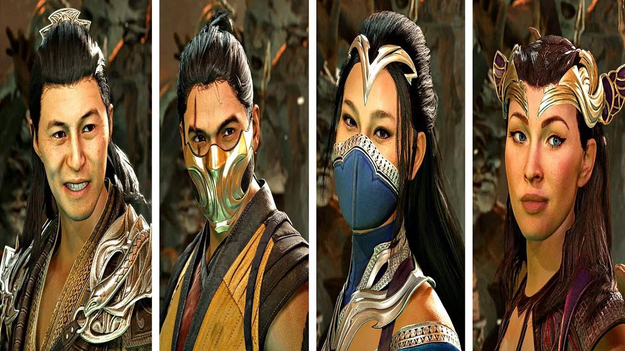 Mortal Kombat 1 Ending Story With Every Character (MK12 2023) All ...