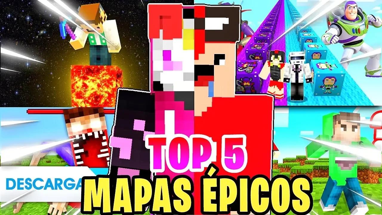 TOP 4 MAPAS EPICOS para MINECRAFT PE 1.19 | DANYPLX vs ARES en MAPAS ...
