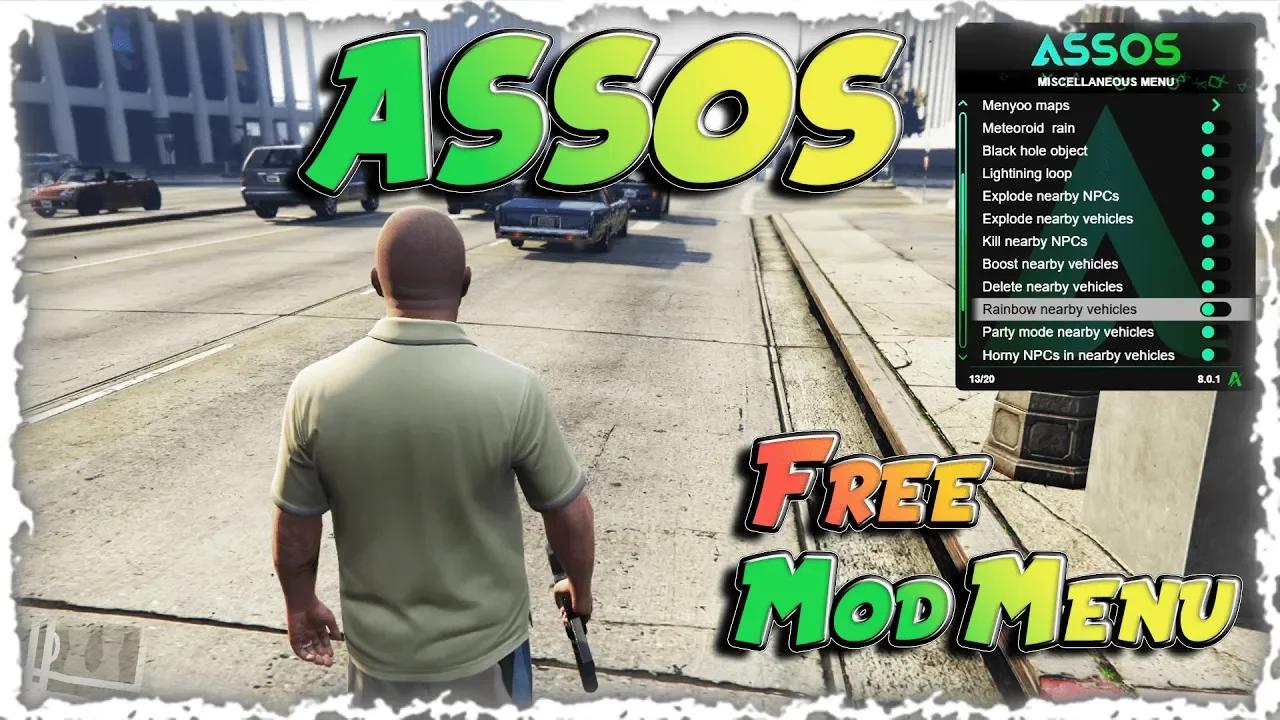 GTA V Online 1 69 Assos Mod Menu Updated v3 1 for GTA Onliine Version ...