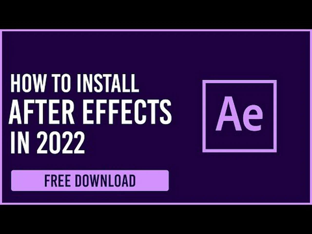 Adobe After Effects Free Download | After Effects Crack Full Version 2022