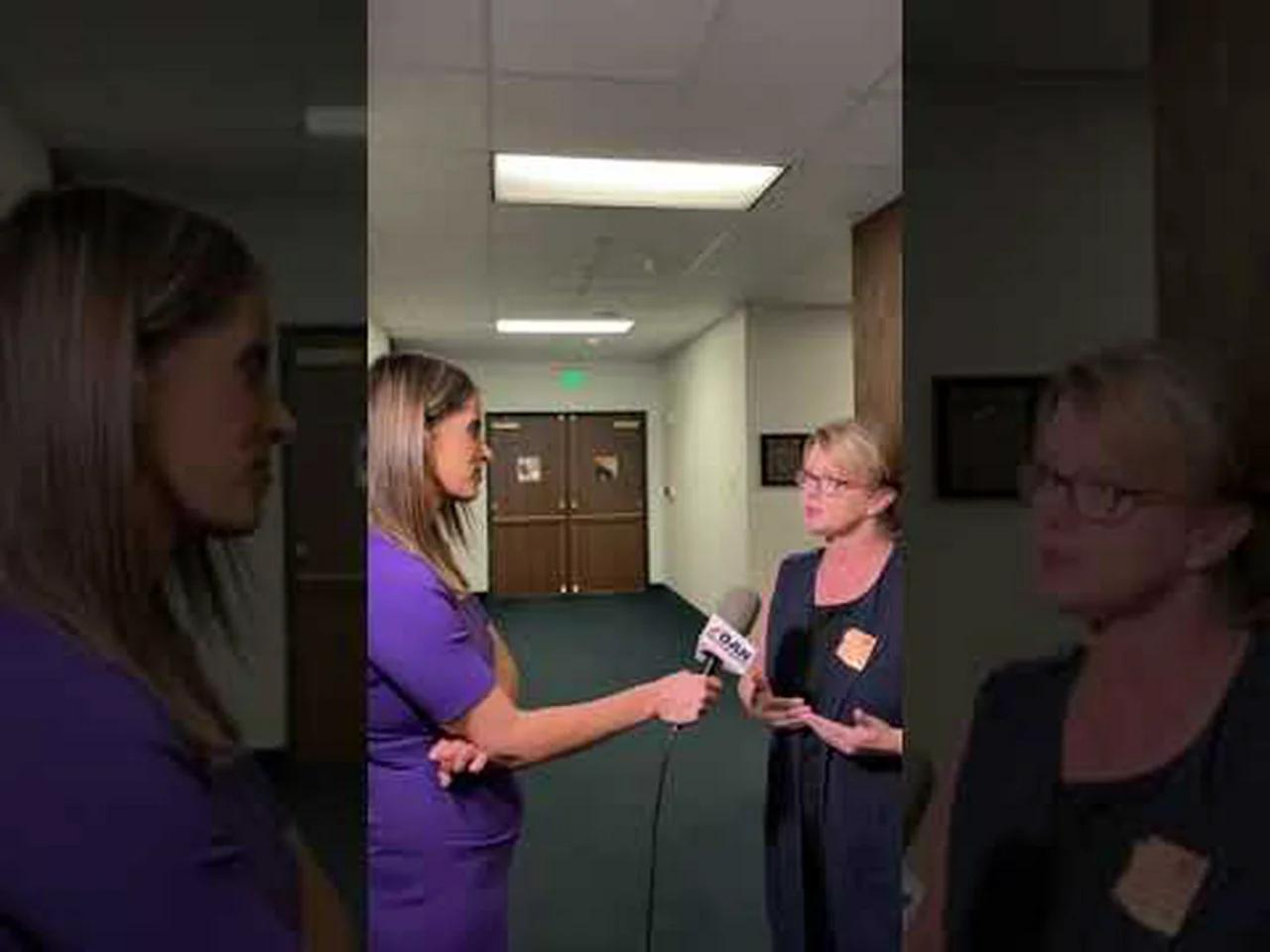 Christina Bobb from OANN interviews Senator Kelly Townsend after AZ ...