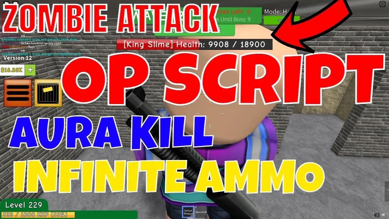 Roblox Zombie Attack Script - Aura Kill, Auto Kill Zombie