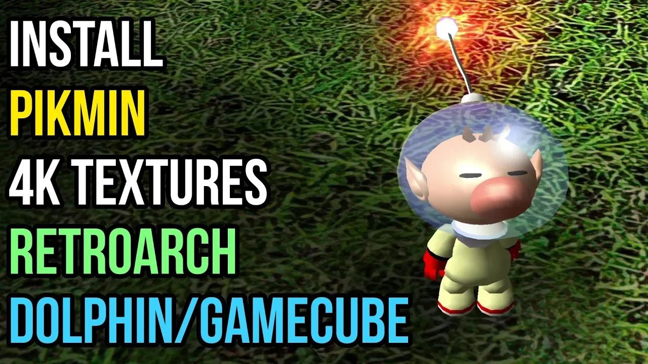 How to Install Pikmin 4K Texture Pack in RetroArch Dolphin