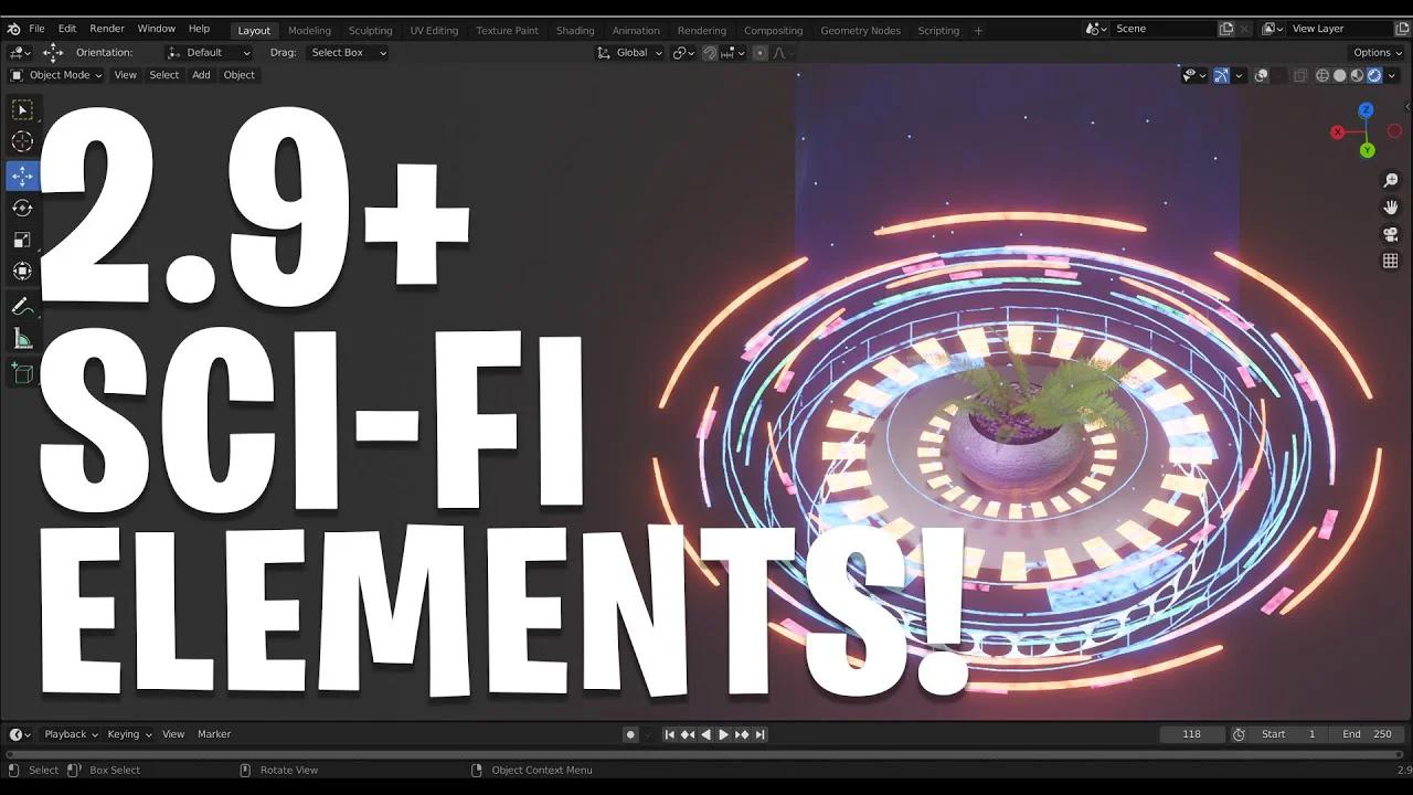 Blender - Sci-Fi Elements Addon!