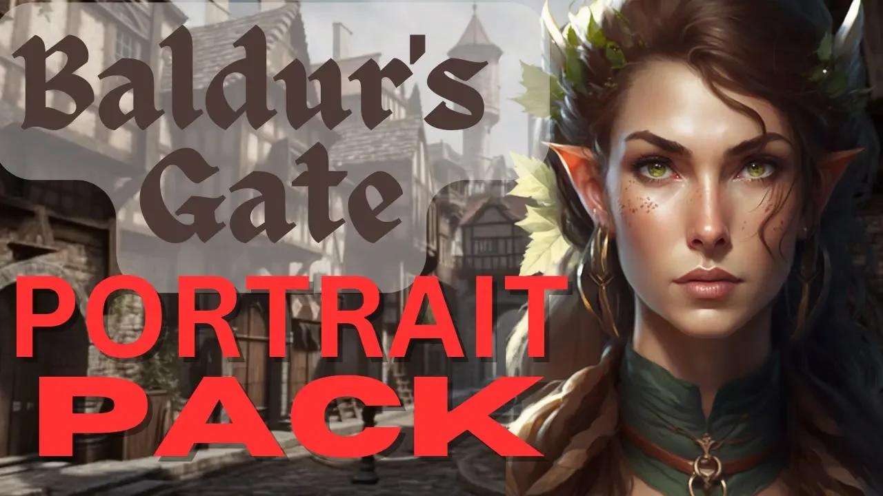Baldur's Gate Enhanced Edition Improved Portrait Pack