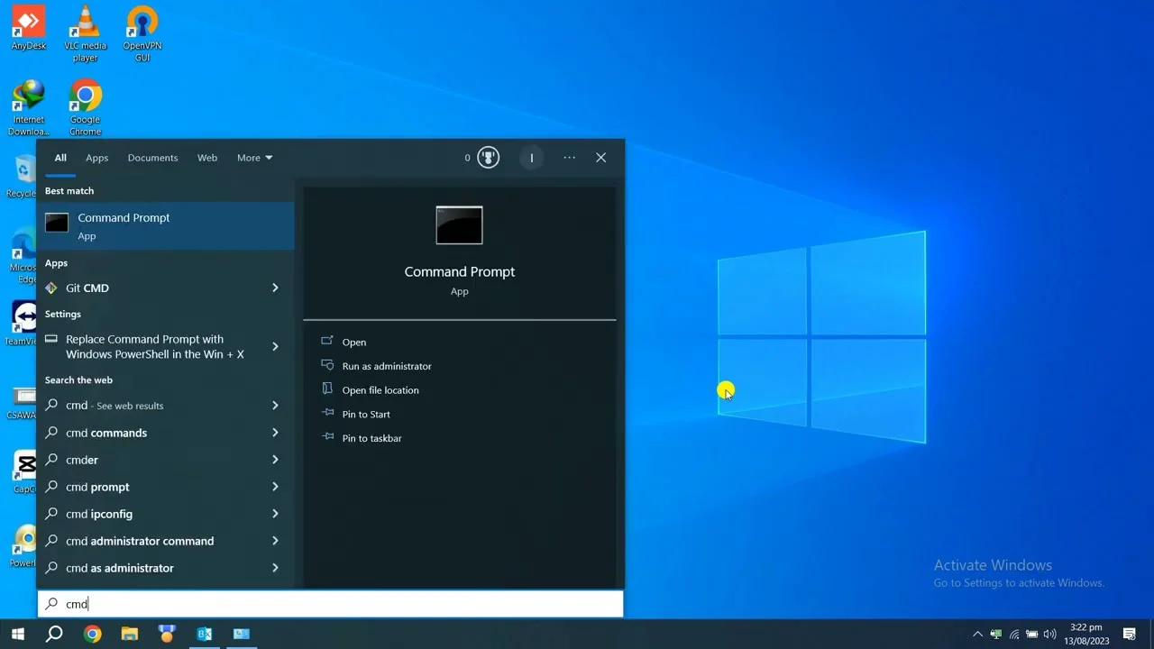 How-to: ip config command - Find ip address using cmd