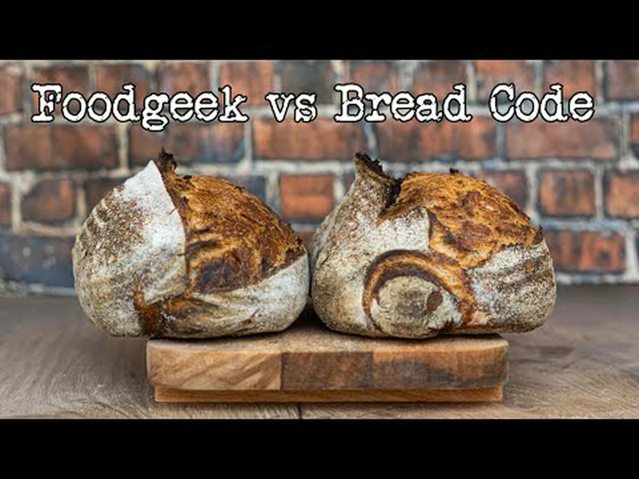 Bread Code vs Foodgeek | Using Bread Code's starter | Foodgeek Baking