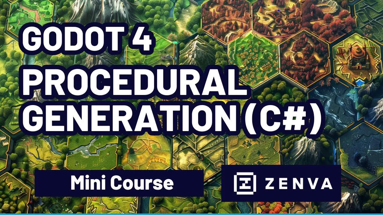 GODOT PROCEDURAL GENERATION - Hexagonal Maps (C#)