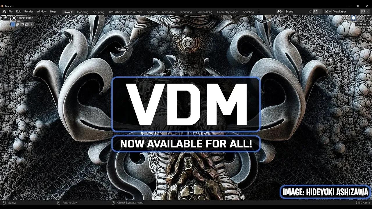 Anyone Can Now Make VDM For Blender!