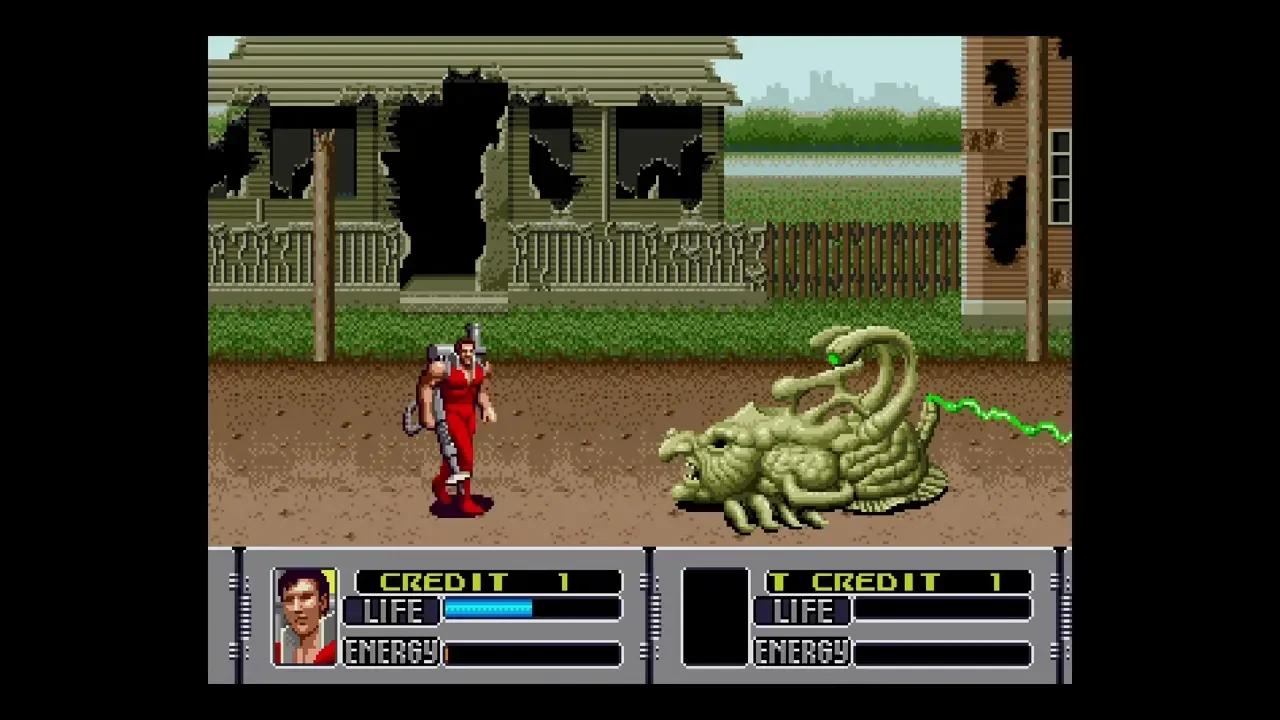 Alien Storm (Sega Genesis) - a strange beat em up game with little ...