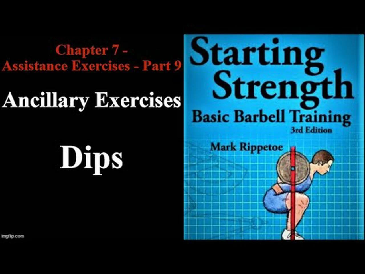 Starting Strength - Chapter 7 - Part 9 - Useful Assistance Exercises ...