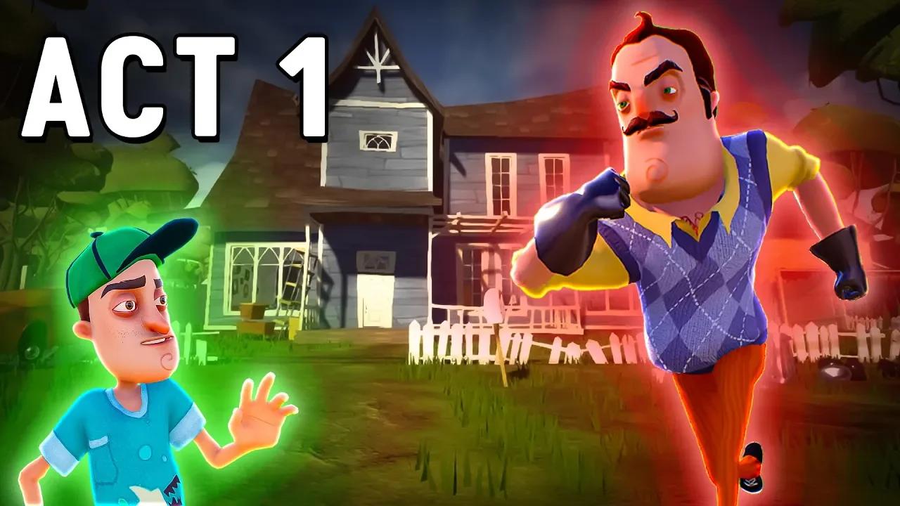 How to get RED key - Hello Neighbor Act 1