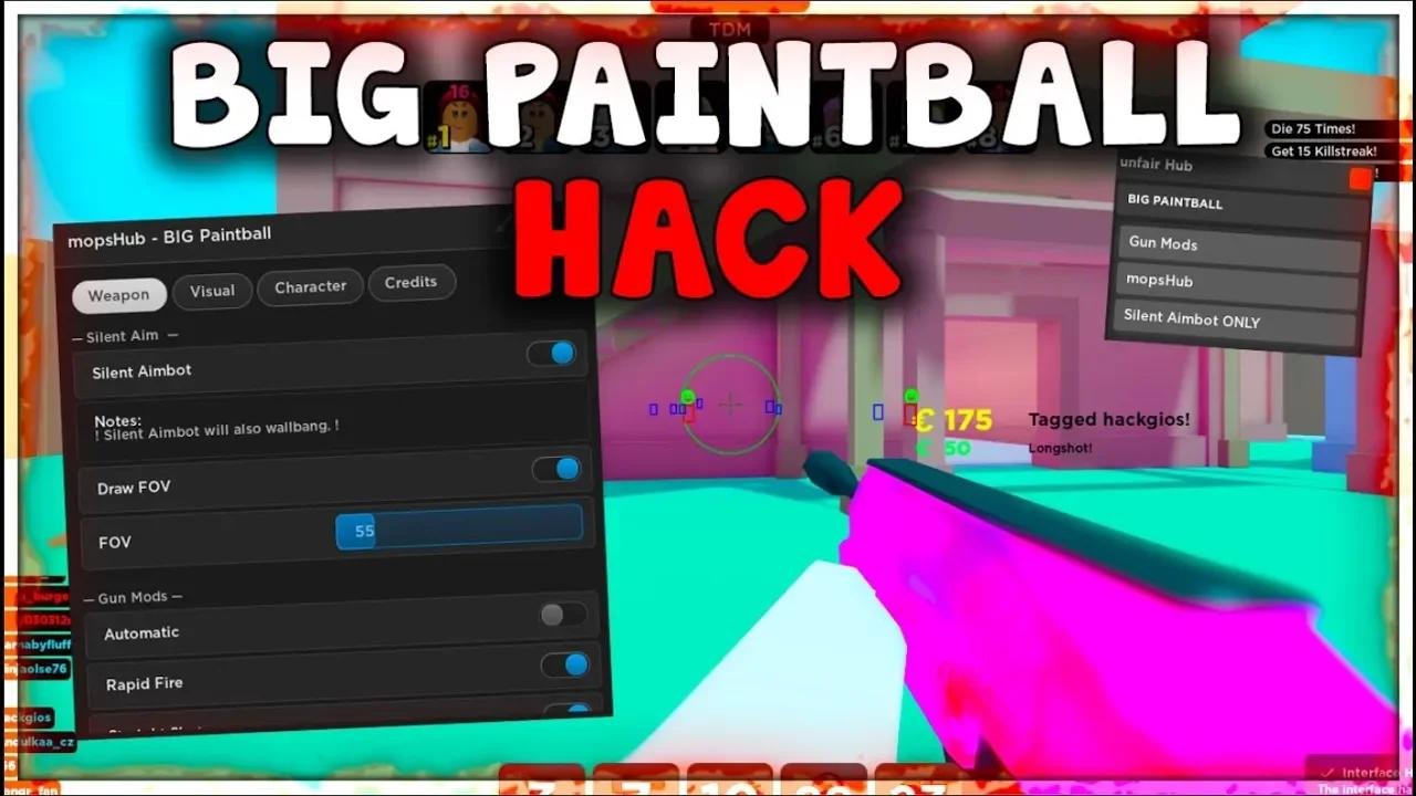 ROBLOX | Big Paintball Script/Hack | Autofarm, Kill All, UNLOCK ALL ...