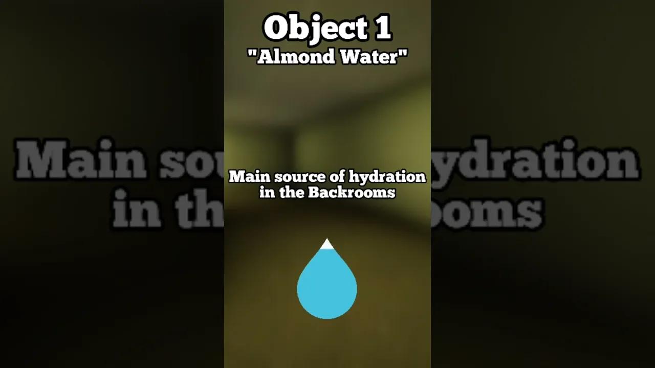 Object 1 - "Almond Water" Explained #shorts