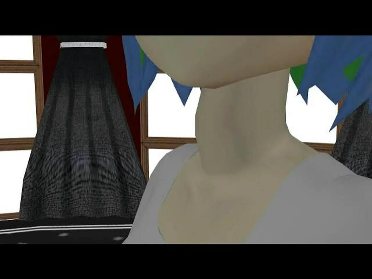 MMD Giantess - Earth-chan se come al humano de la mesa
