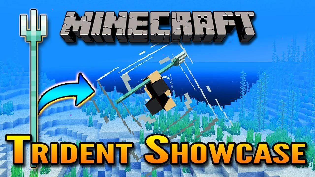 Minecraft 1.13 Trident Showcase