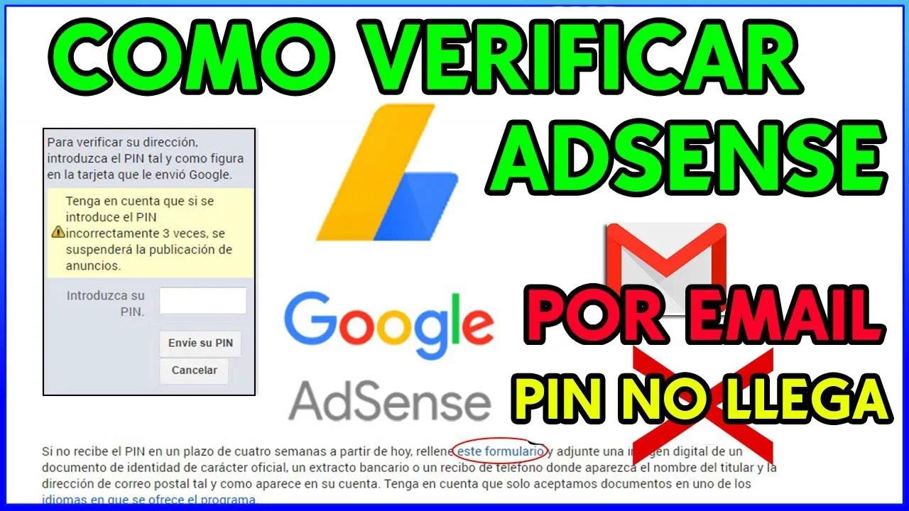 Como Verificar Adsense por Correo Electronico con CEDULA o DNI 2019 ...
