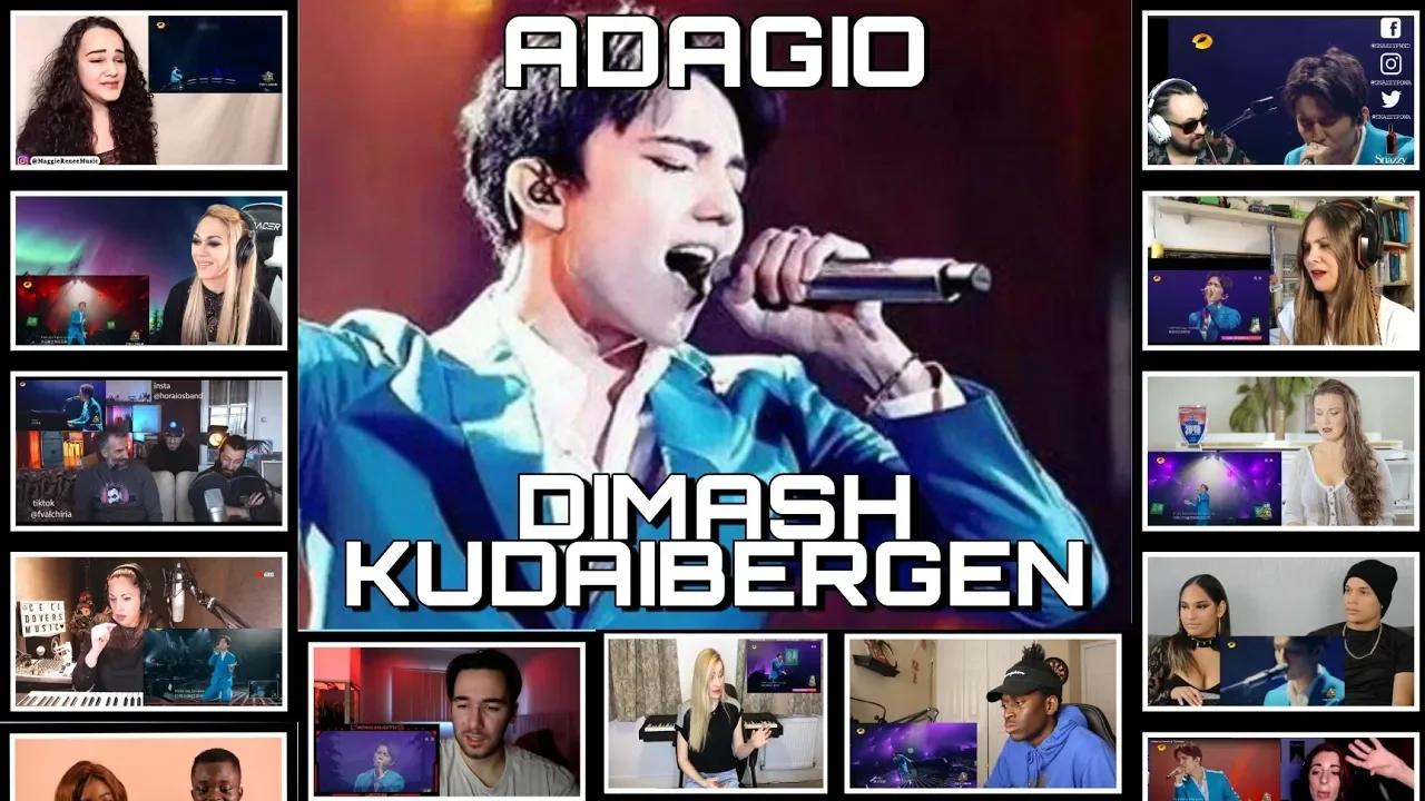 Reactors Reactions To Dimash Kudaibergen "Adagio" Compilations