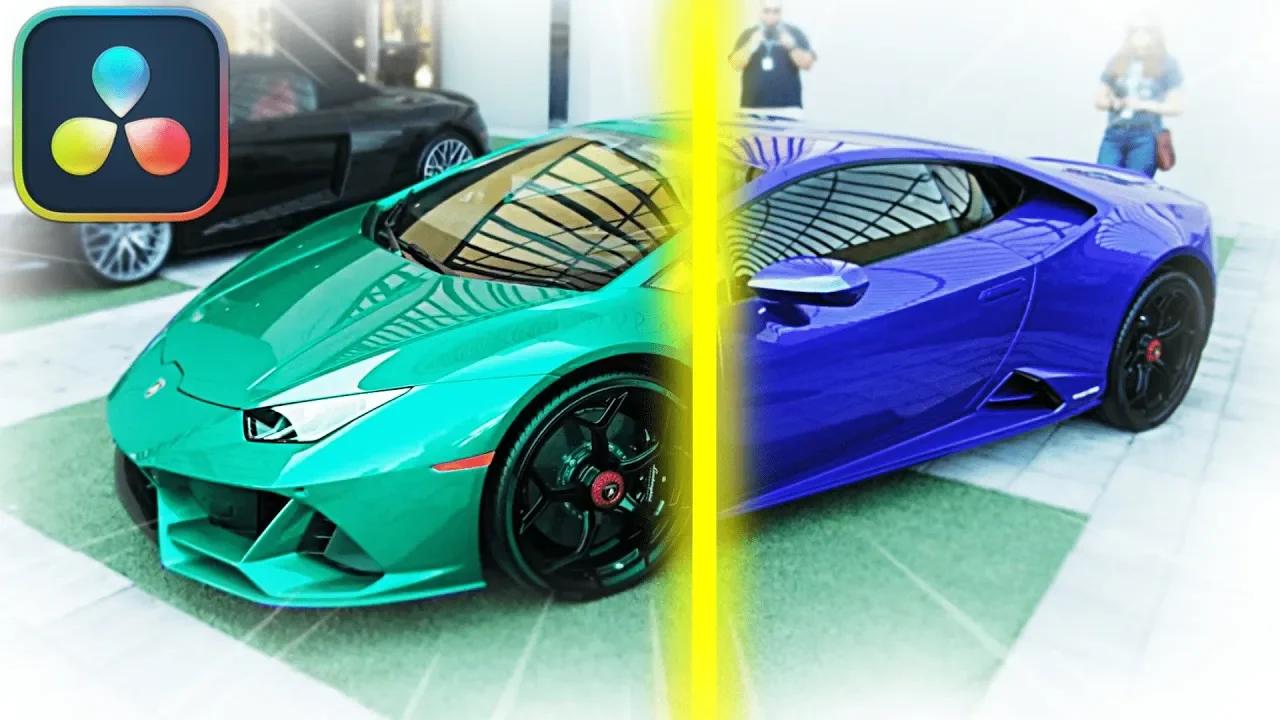 How To Change The Color of Objects In Davinci Resolve 18 (tutorial)