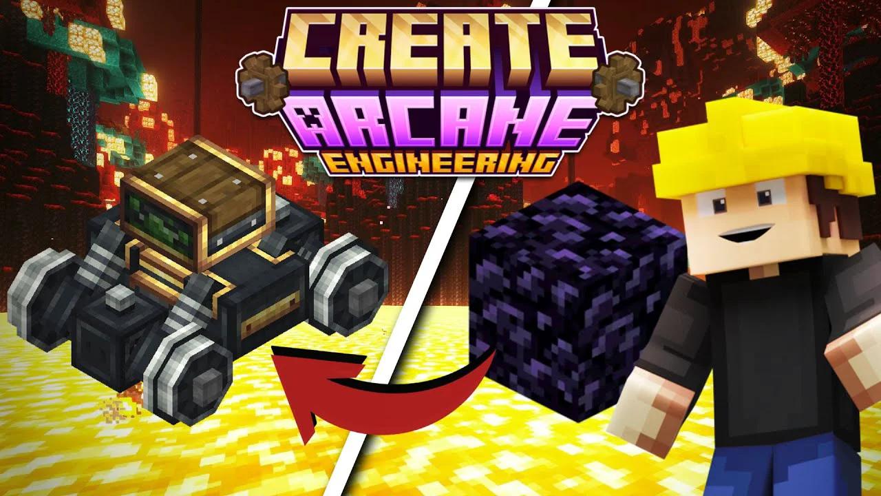 Minecraft: Create Arcane Engineering Ep. 18 - Obsidienne pour TRAIN