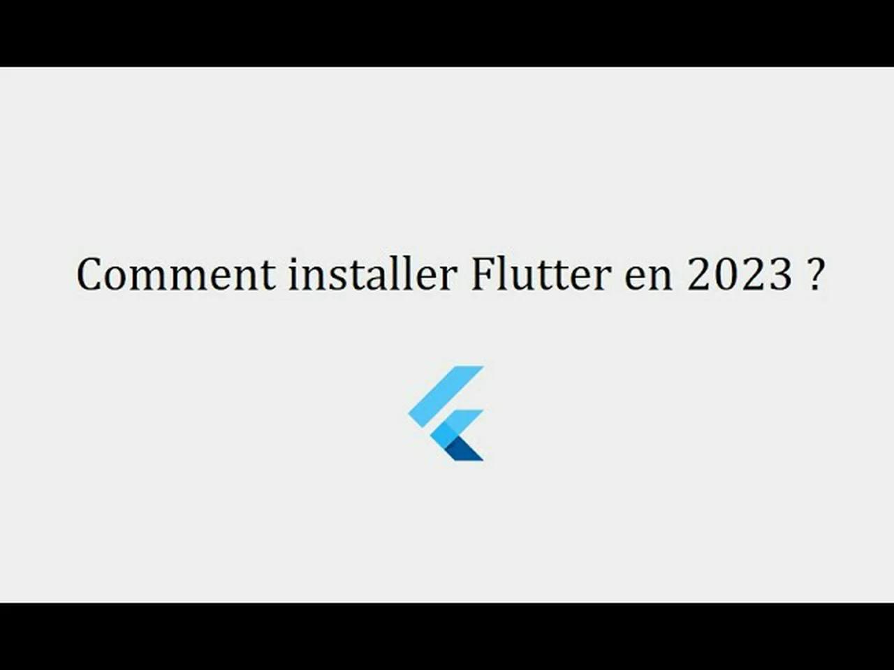 Comment installer Flutter 3 avec Android Studio ? ( 2023 )