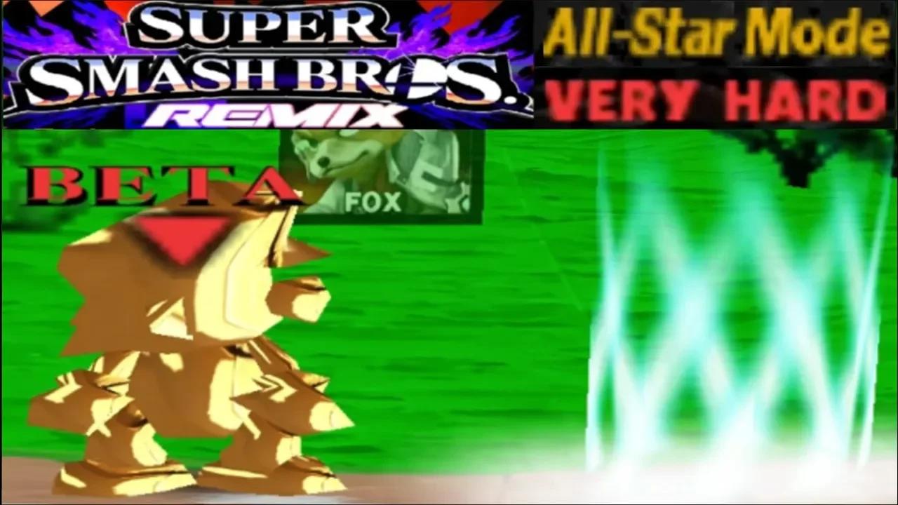 Smash Remix HD Textures Gameplay - All Star Mode Metal Mario (VERY HARD)