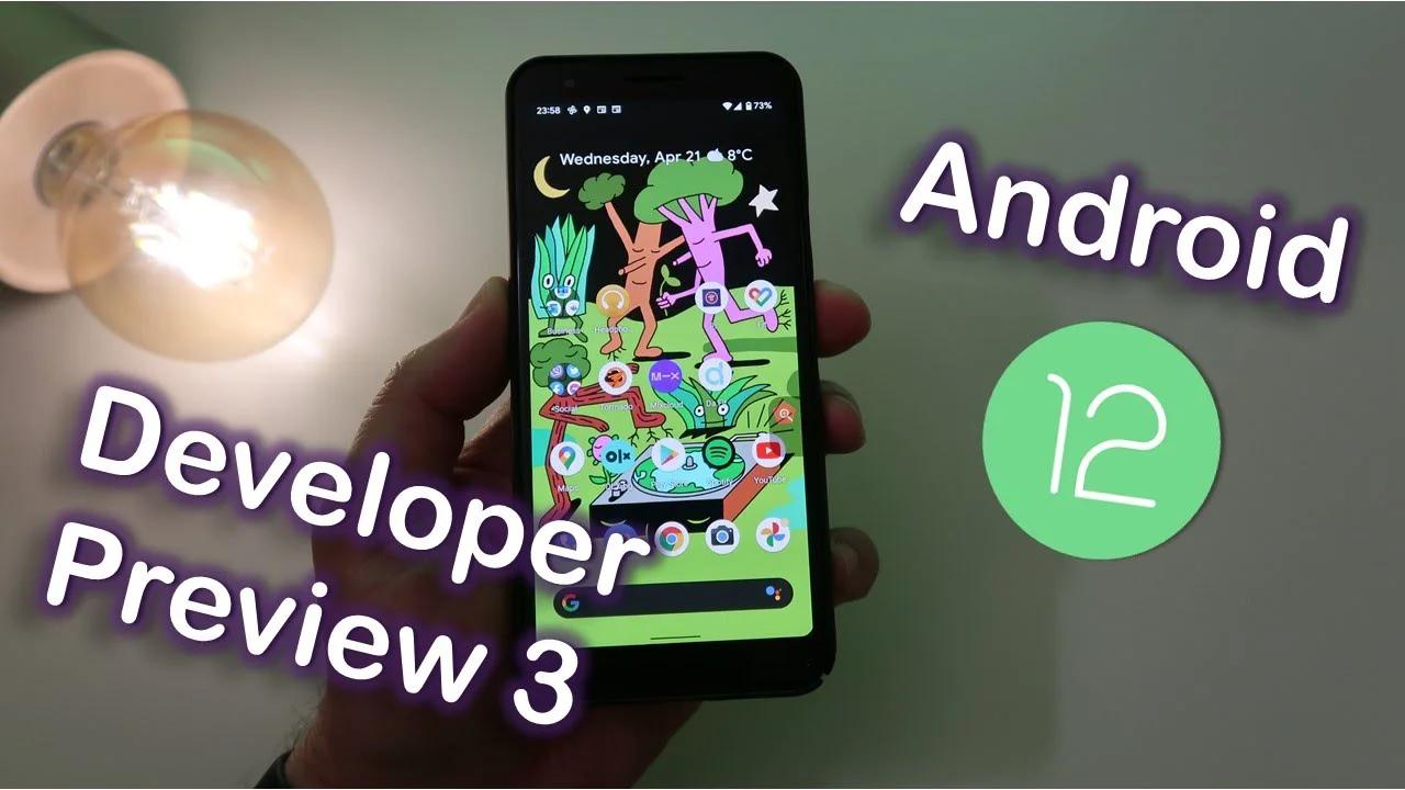 Android 12 Developer Preview 3 - it`s so round