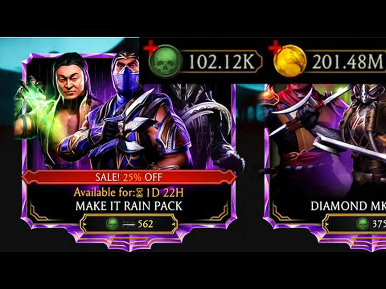 MK Mobile Make it Rain Pack Opening | Infinite Pack Opening Glitch!