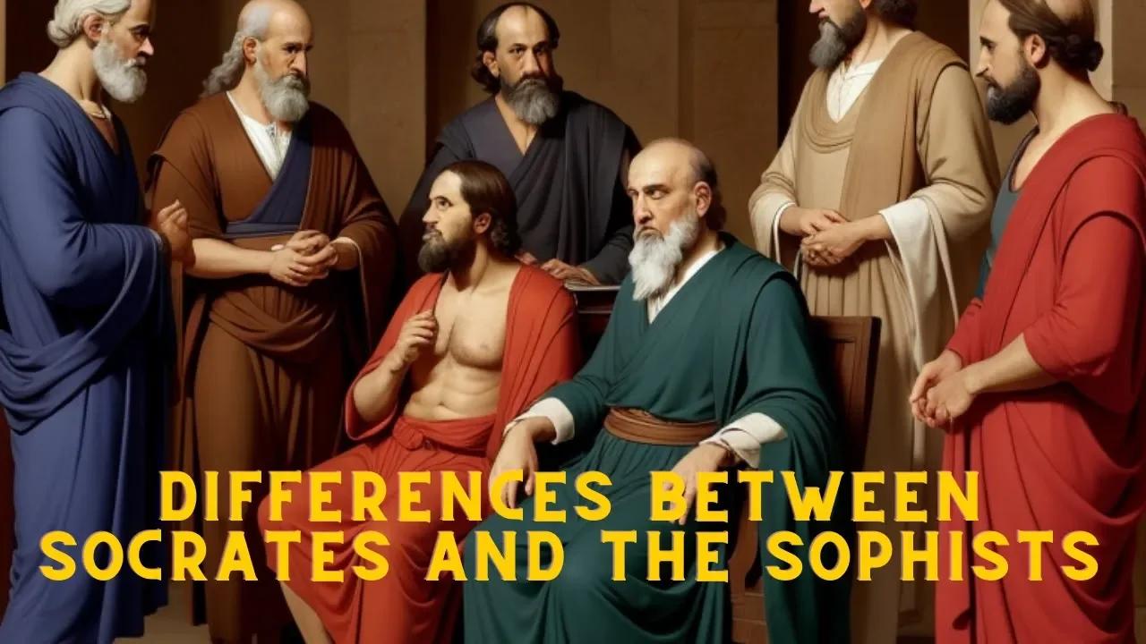 Differences between SOCRATES and the SOPHISTS