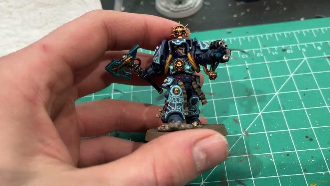 Painting the Terminator Librarian for the Ultramarines - Warhammer 40k