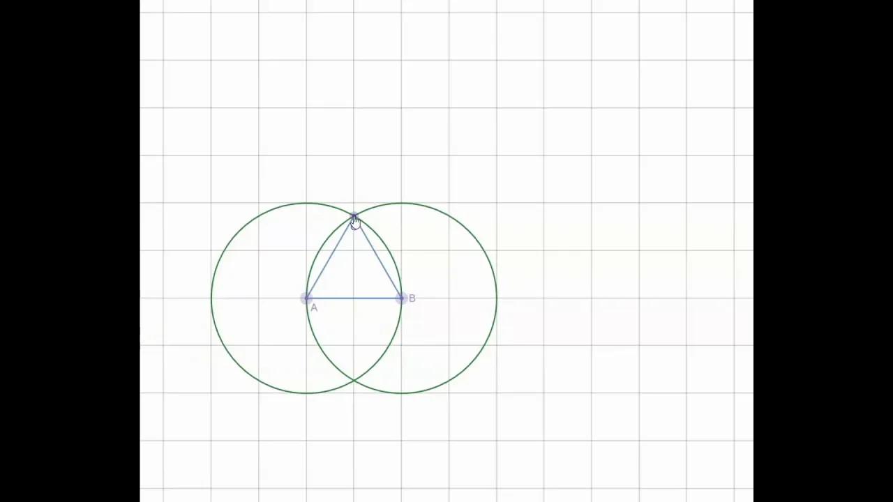 Seeing Geometry Basic Lesson How To Form An Equilateral Triangle