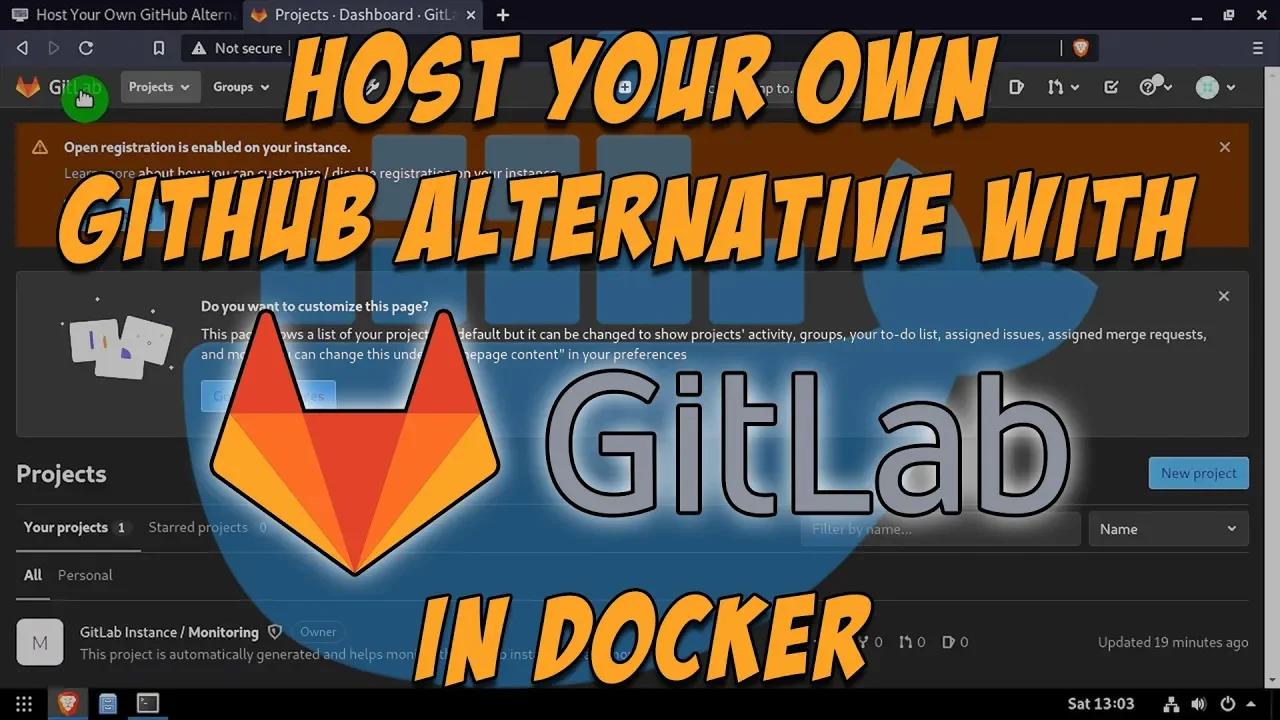 Host Your Own GitHub Alternative with GitLab in Docker