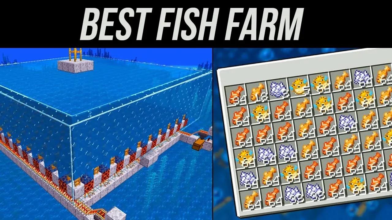 Minecraft Best Fish Farm. Tutorial / guide. Minecraft java