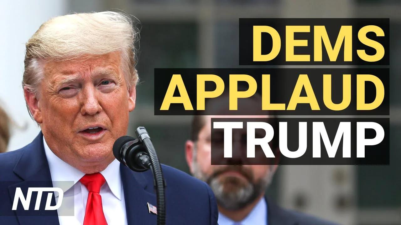 Trump signs $2.3T relief and spending bill, Dems applaud; Trump urges ...