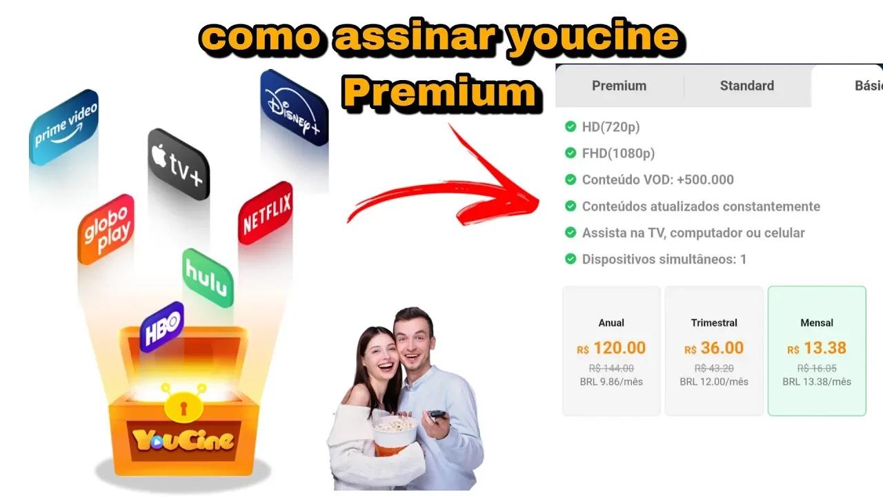 Como assinar Youcine Premium.