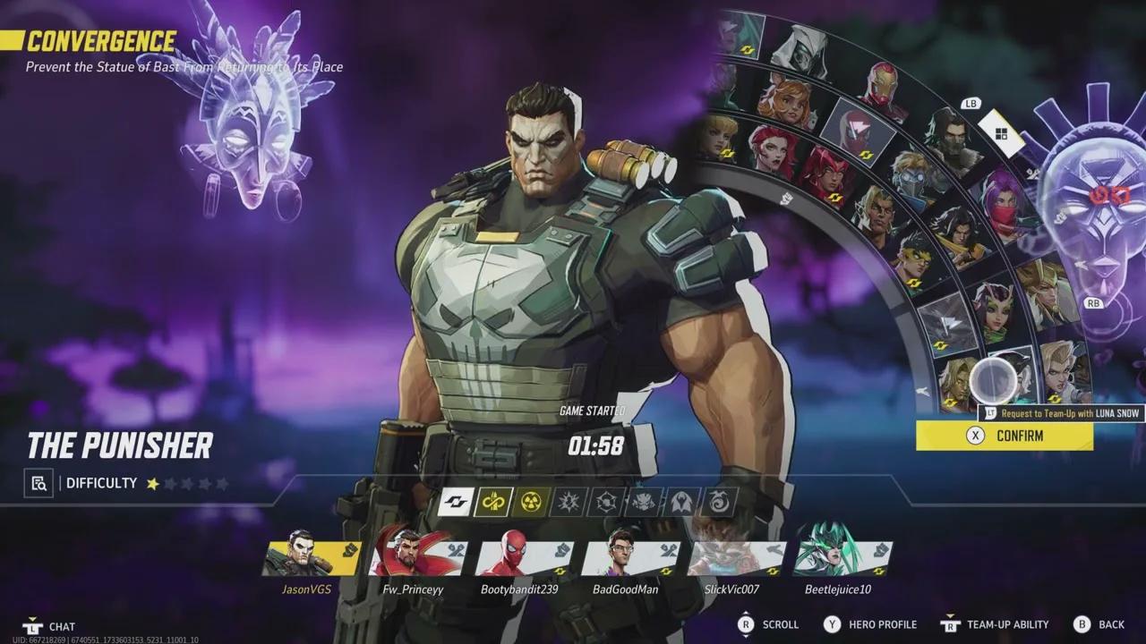 Marvel Rivals - Convergence on Hall of Djalia: Mantis, Luna Snow ...