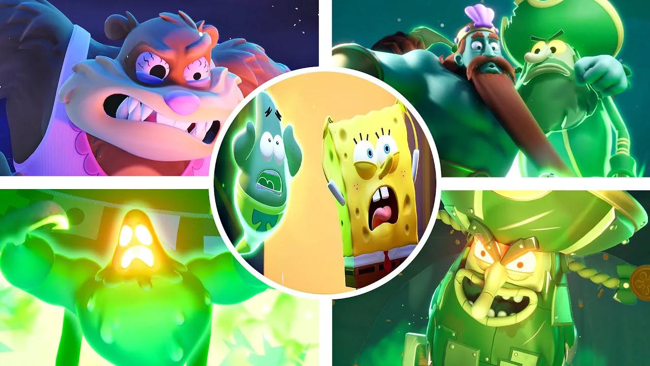 SpongeBob: Titans of the Tide - FULL MOVIE + All Boss Fights & Ending ...