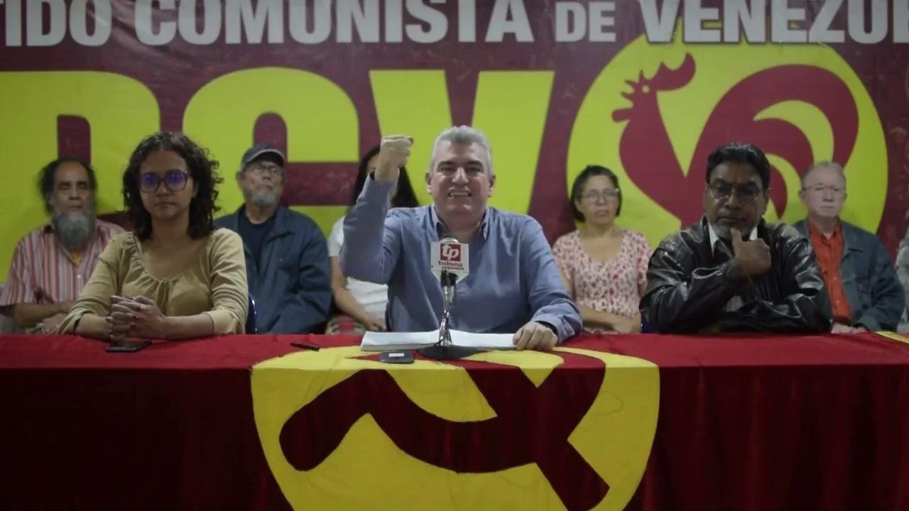 Partido Comunista de Venezuela (PCV), rueda de prensa semana con Yul ...