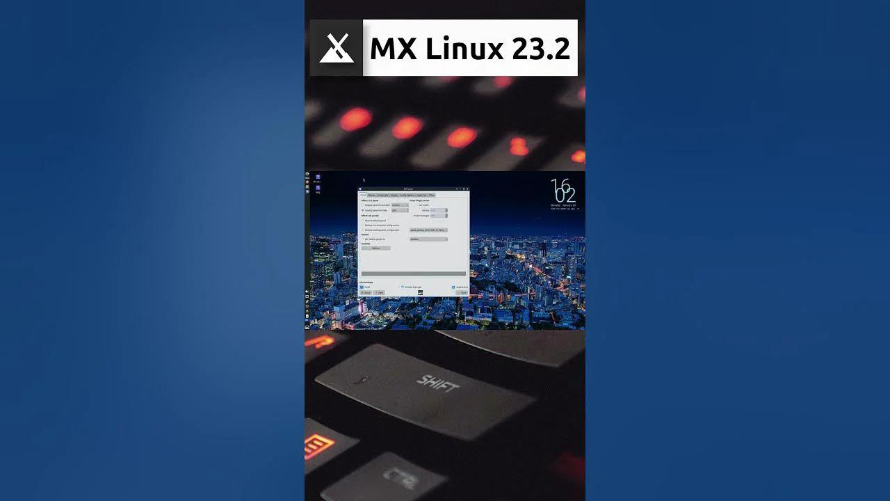 MX Linux 23.2 Quick Overview #shorts