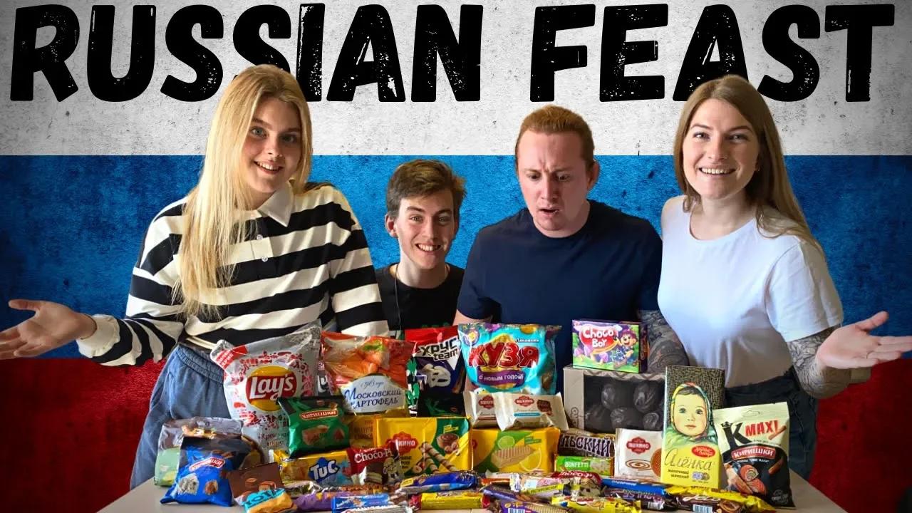 BIZARRE RUSSIAN FOOD | What snacks & sweets do Russians eat? 🇷🇺
