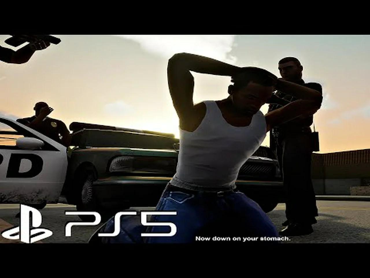 GTA San Andreas Remaster PS5 - Opening Scene (GTA Definitive Edition ...