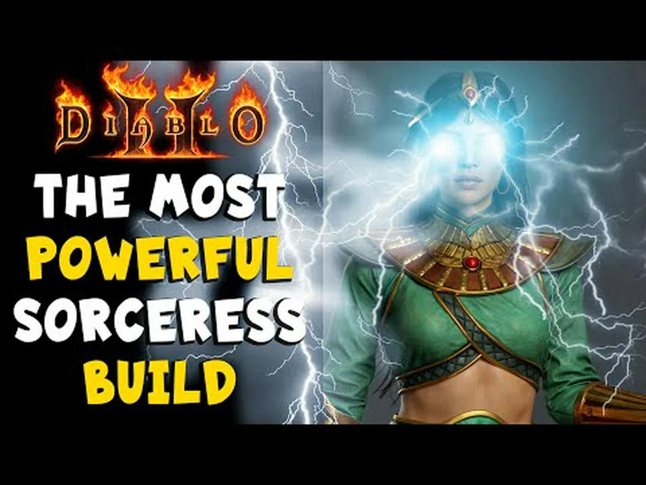 The Most Powerful Sorceress Build in Diablo 2 Resurrected D2R