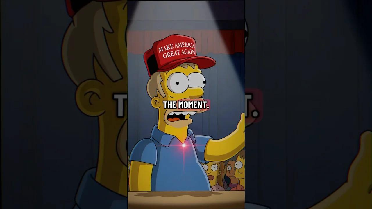 🕯 The Simpsons predicted the tragic Charlie Kirk incident years ago! # ...