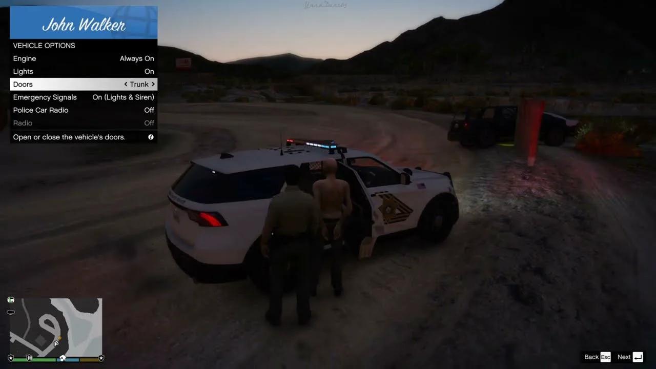 GTA 5 LSPDFR -Neon Underglow Pursuit