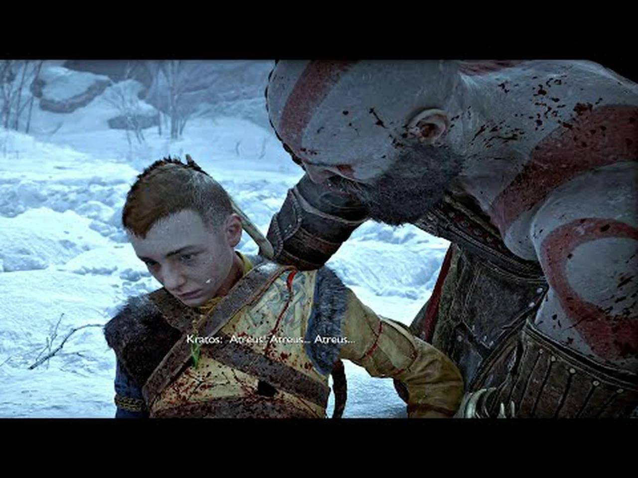 God of War 5 Ragnarok - Kratos Kills Atreus Almost By Accident Scene ...