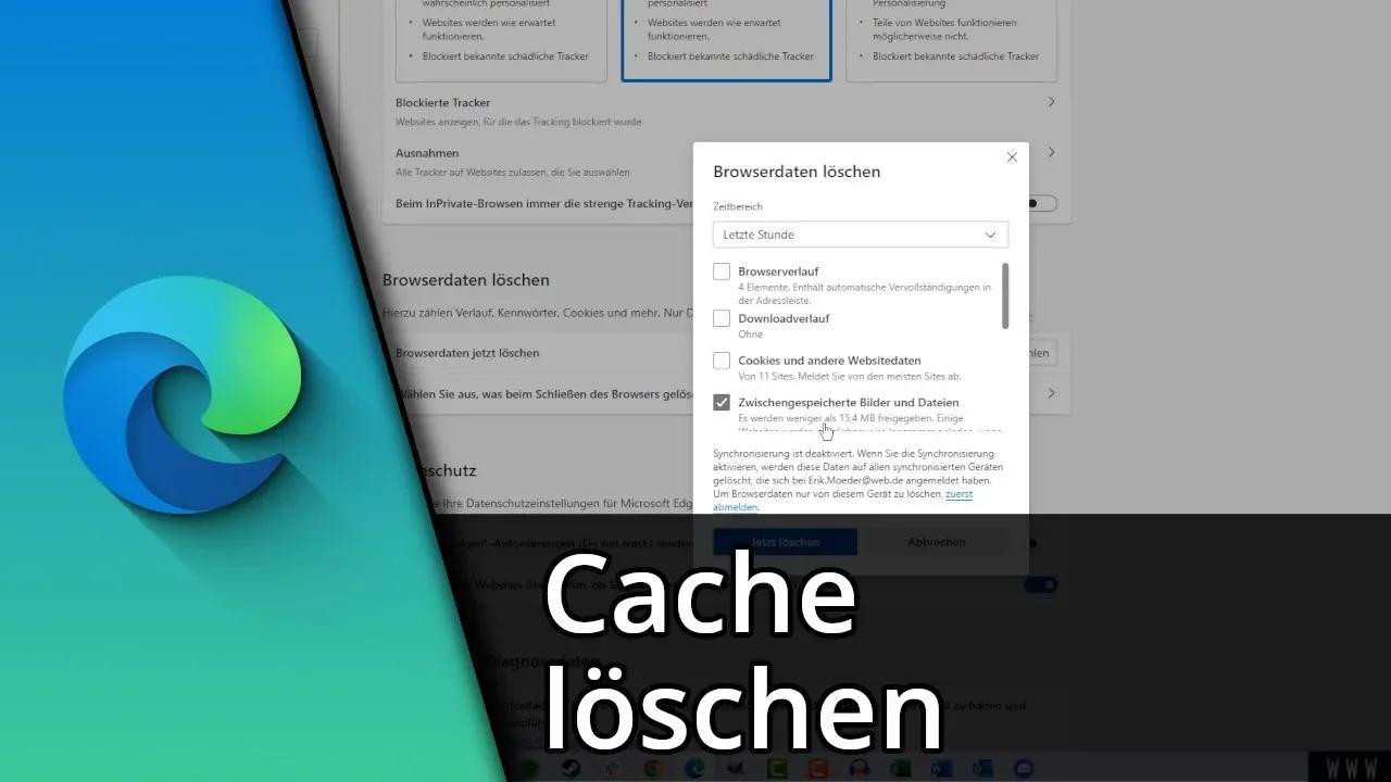 Edge Cache löschen | Cache leeren in Microsoft Edge Tutorial