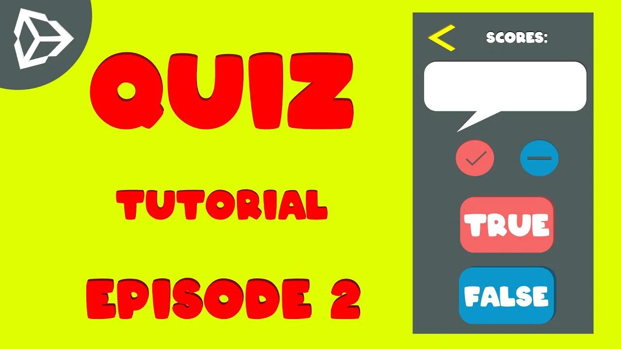 Quiz Game Episode 2 | Unity 2D Tutorial